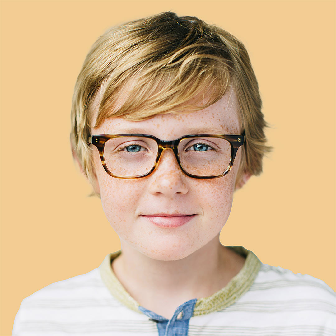 The Jonas: Clear Rectangle Glasses for Boys - Jonas Paul Eyewear